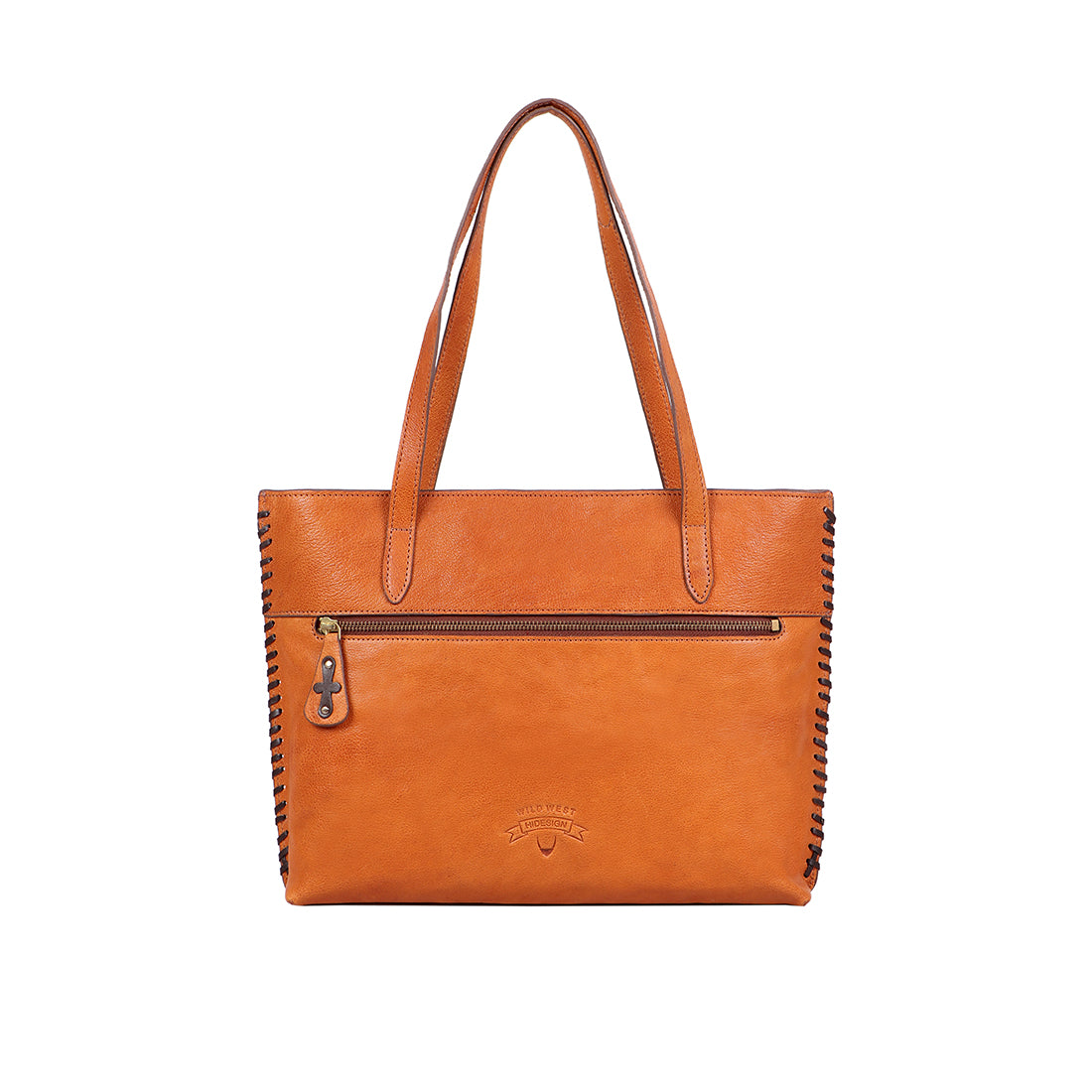 Buy Orange Sally Scull 01 Tote Bag Online - Hidesign