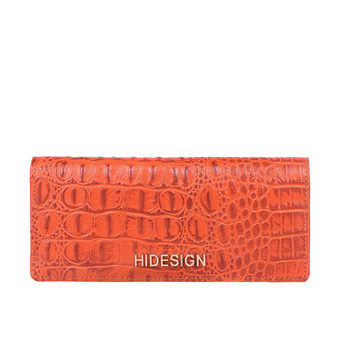 Buy Orange Carly W2 Rf Bi-Fold Wallet Online - Hidesign