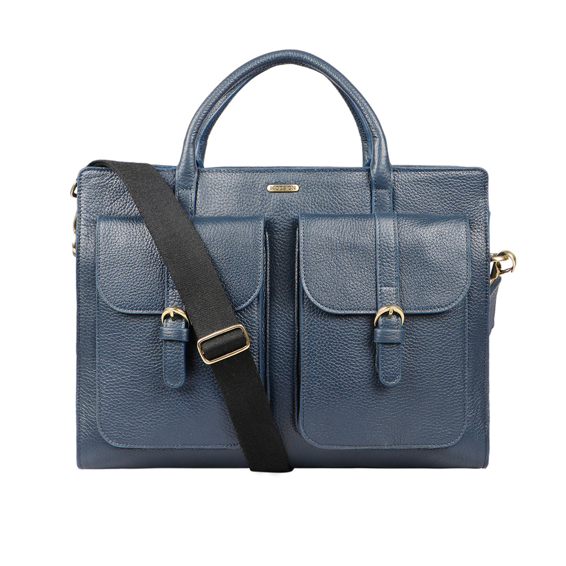 Buy Hidesign Blue Mens Bag