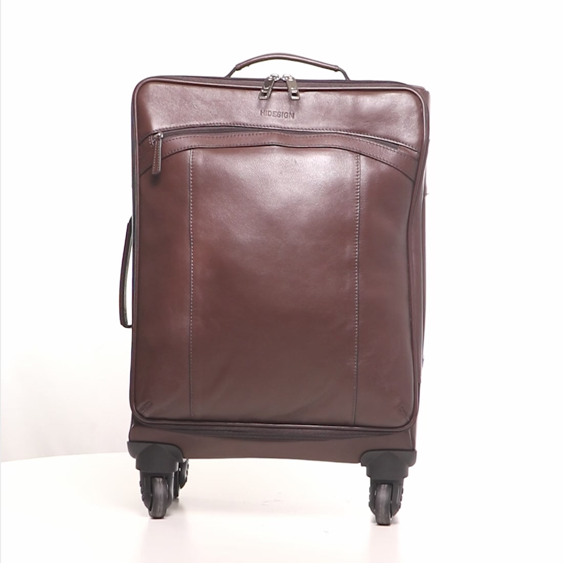Buy Brown The Ridgeway 03 Trolley Bag Online - Hidesign