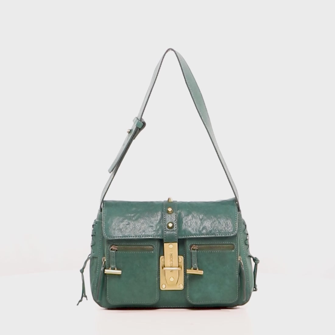 Buy Hidesign Green Womens Handbags