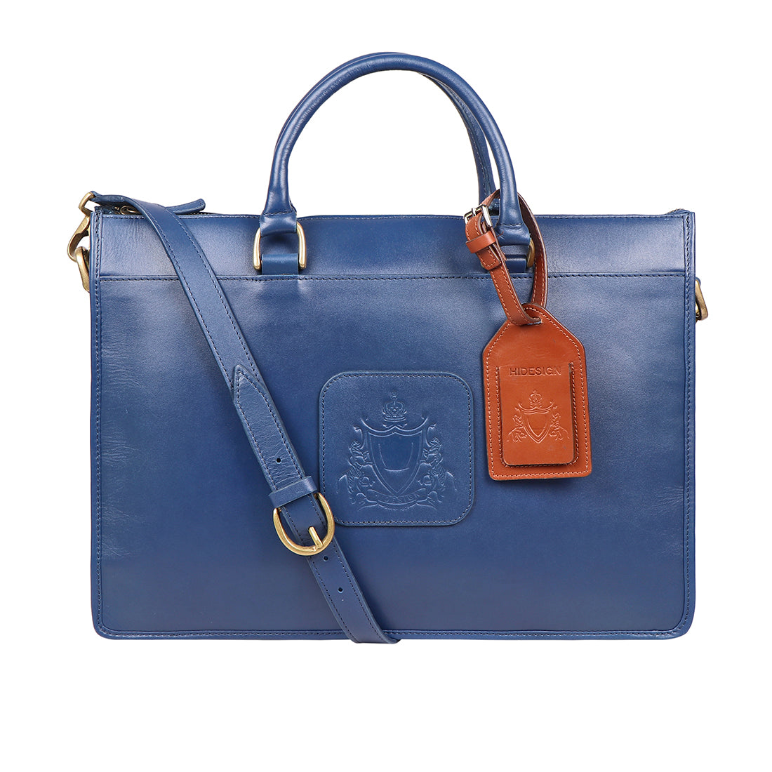 Buy Blue Tulsa 4 Briefcase Online - Hidesign