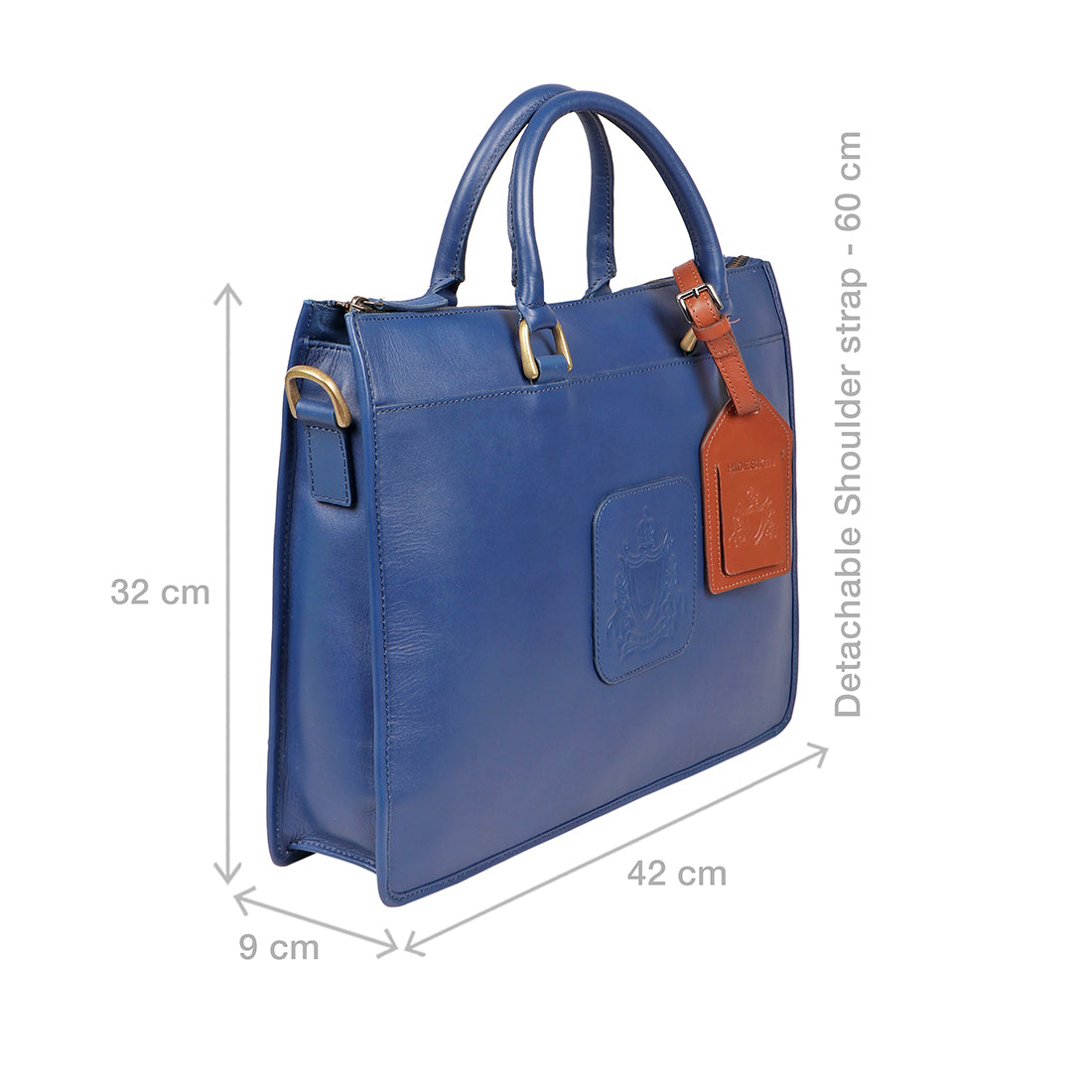 Buy Blue Tulsa 4 Briefcase Online - Hidesign