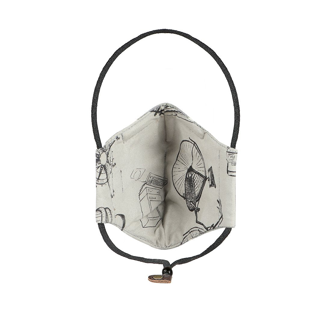 Buy Grey Samurai Face Mask Online - Hidesign