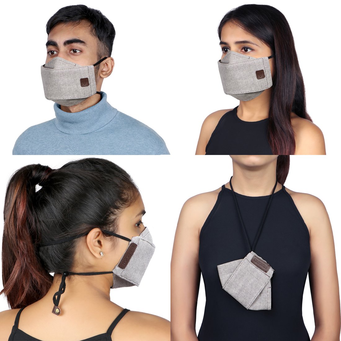 Buy Brown Ninja Face Mask Online - Hidesign
