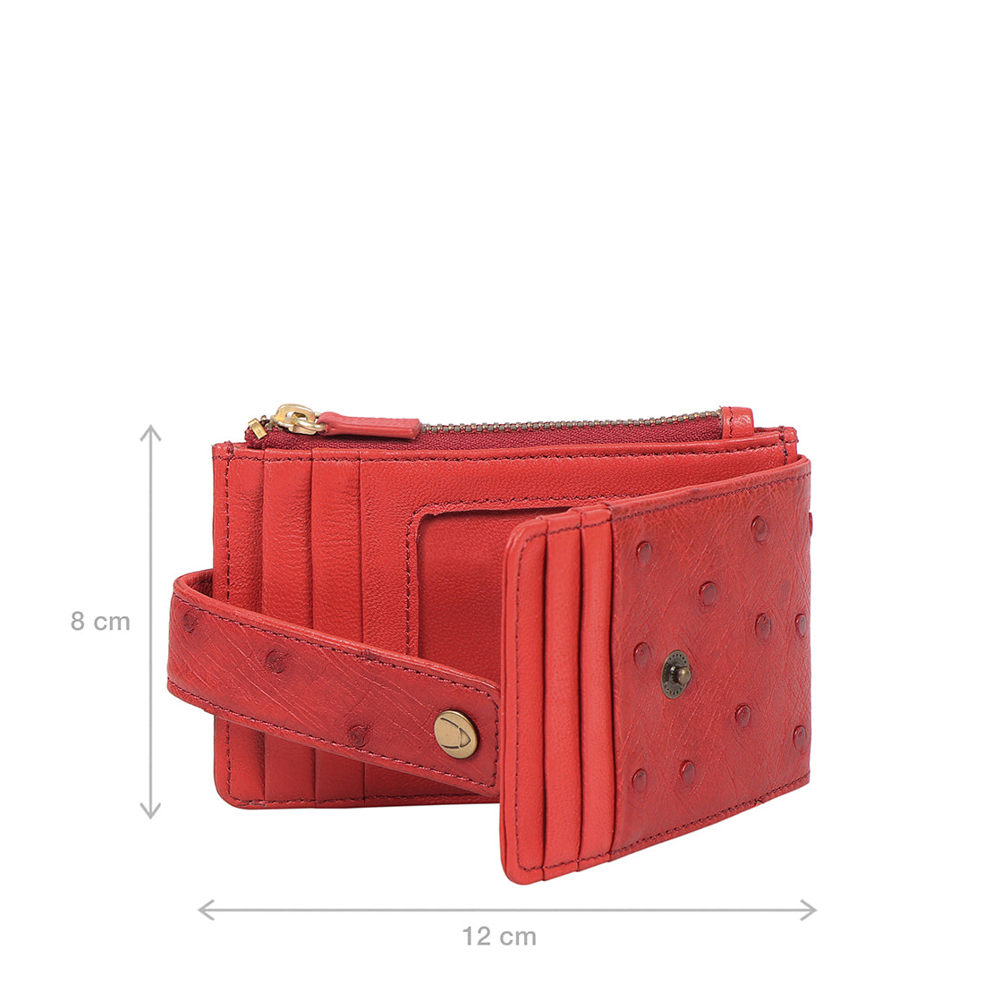 Buy Red Eda W1 Card Holder Online - Hidesign