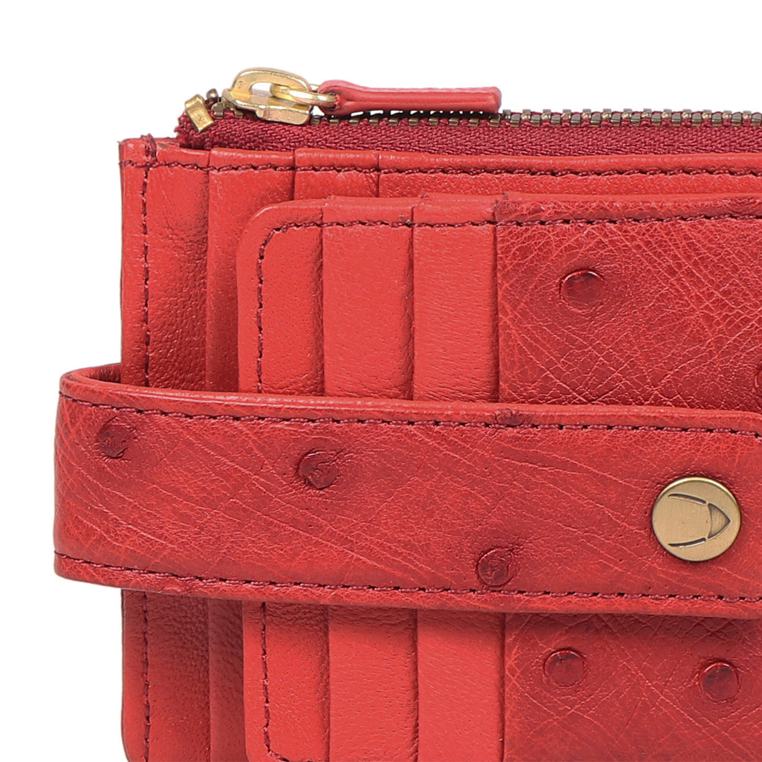 Buy Red Eda W1 Card Holder Online - Hidesign