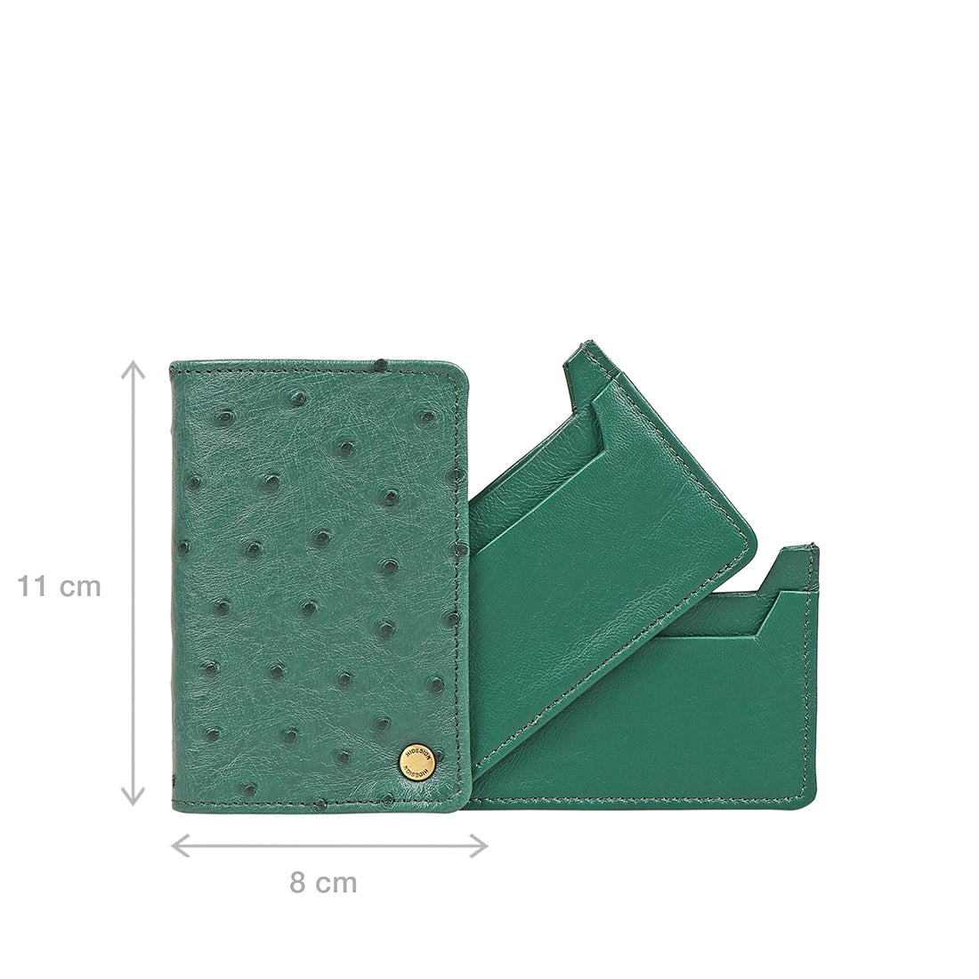 Buy Green Eda W4 Card Holder Online - Hidesign