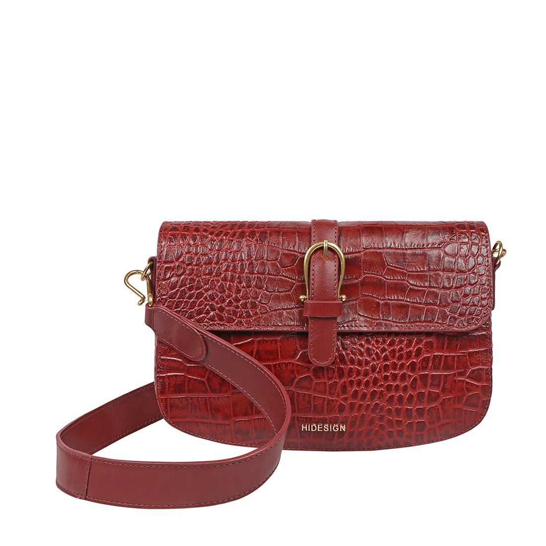 Buy Red Joni 03 Crossbody Online - Hidesign