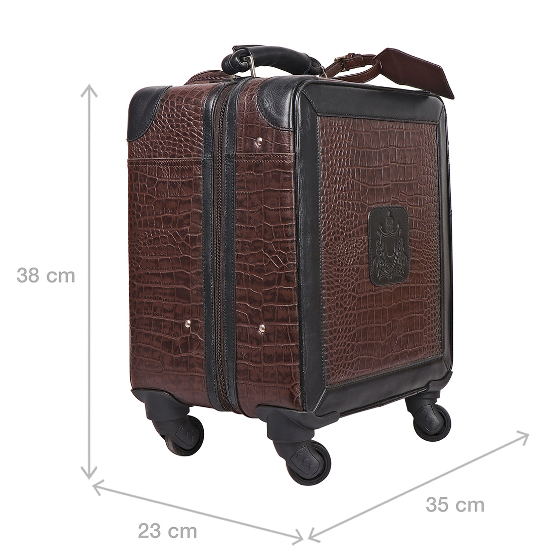 Buy Brown Monterey 1 Trolley Bag Online - Hidesign