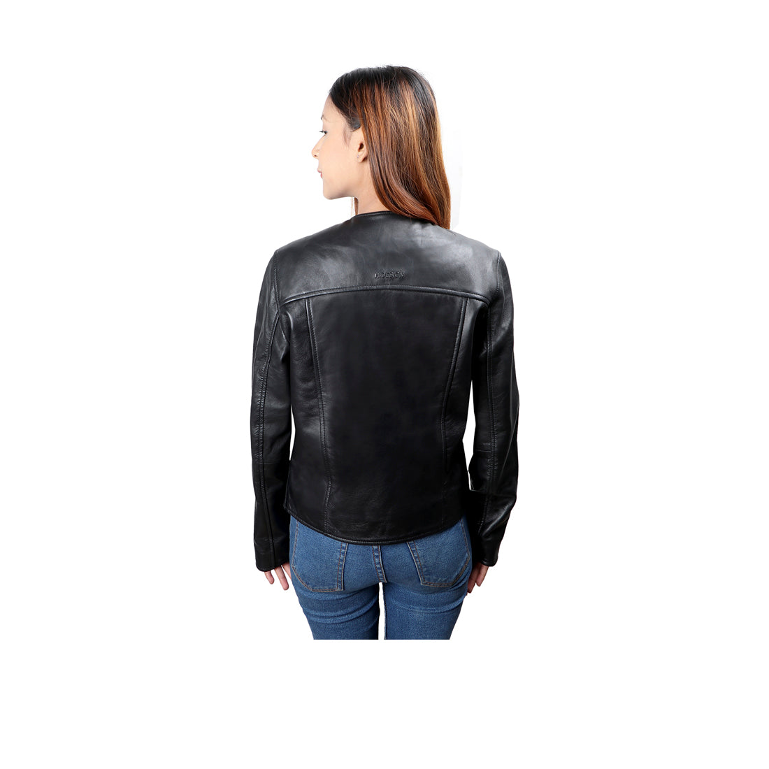 Buy Black Sansa Womens Moto Jacket Online - Hidesign