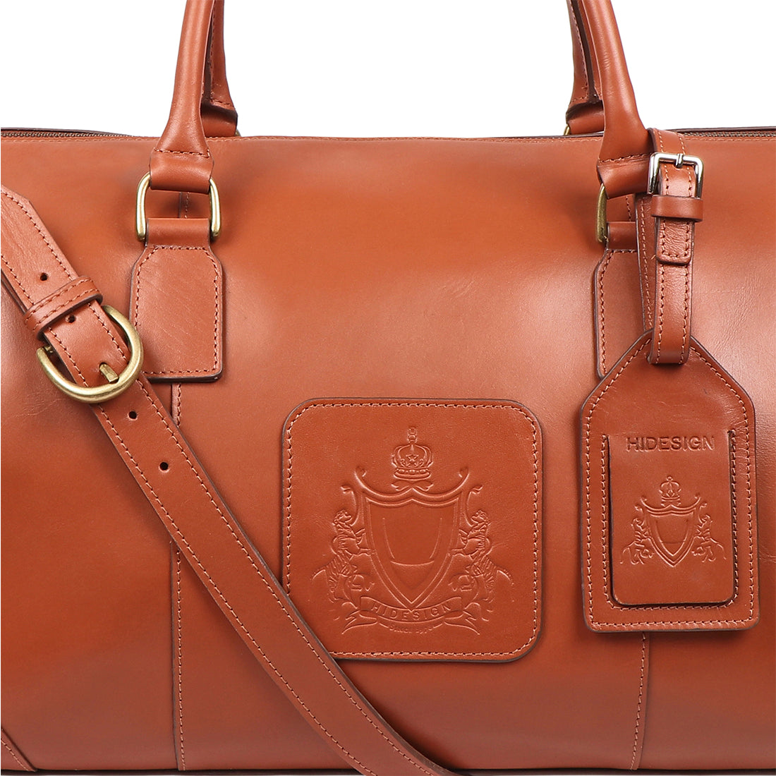 Buy Tan Tulsa 3 Duffle Bag Online - Hidesign